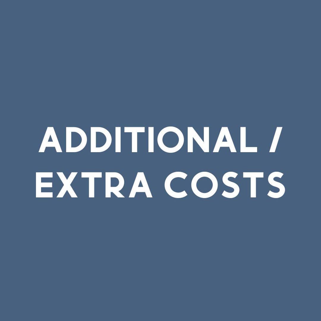 Additional / Extra Costs - Artwork Creation - Etsy UK