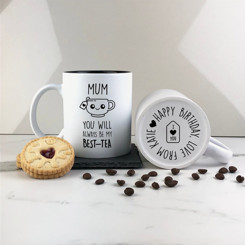 Mum You Will Always Be My Best-Tea Mug with Slate Coaster | Etsy