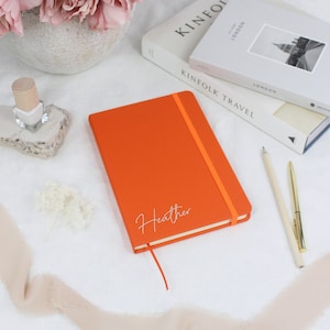 Personalised Hardback Notebook, A6 A5 A4 Lined Notepad, New Job ...