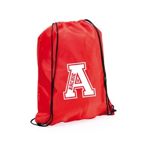 Personalised Children's Drawstring Bag Sport School PE Kit Bag for Boys ...