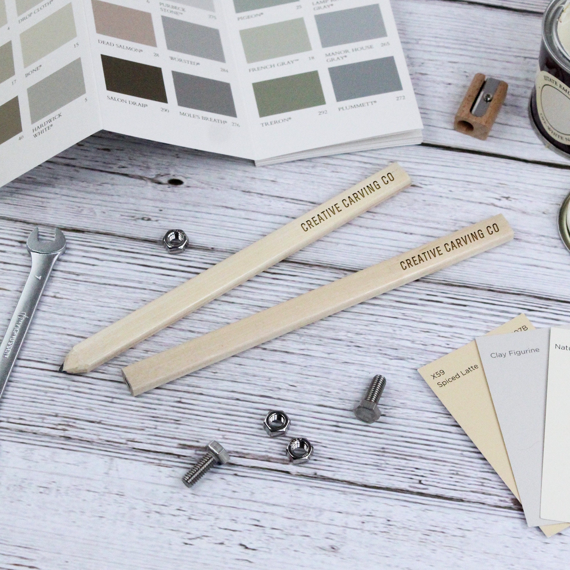 Carpenter Pencils With Business Name, Joiner, Tradesman Gift, Bulk Buy ...