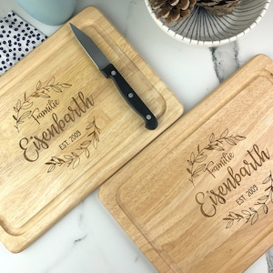 Personalised German Wood Breakfast Board, Frühstücksbrettchen Plate ...