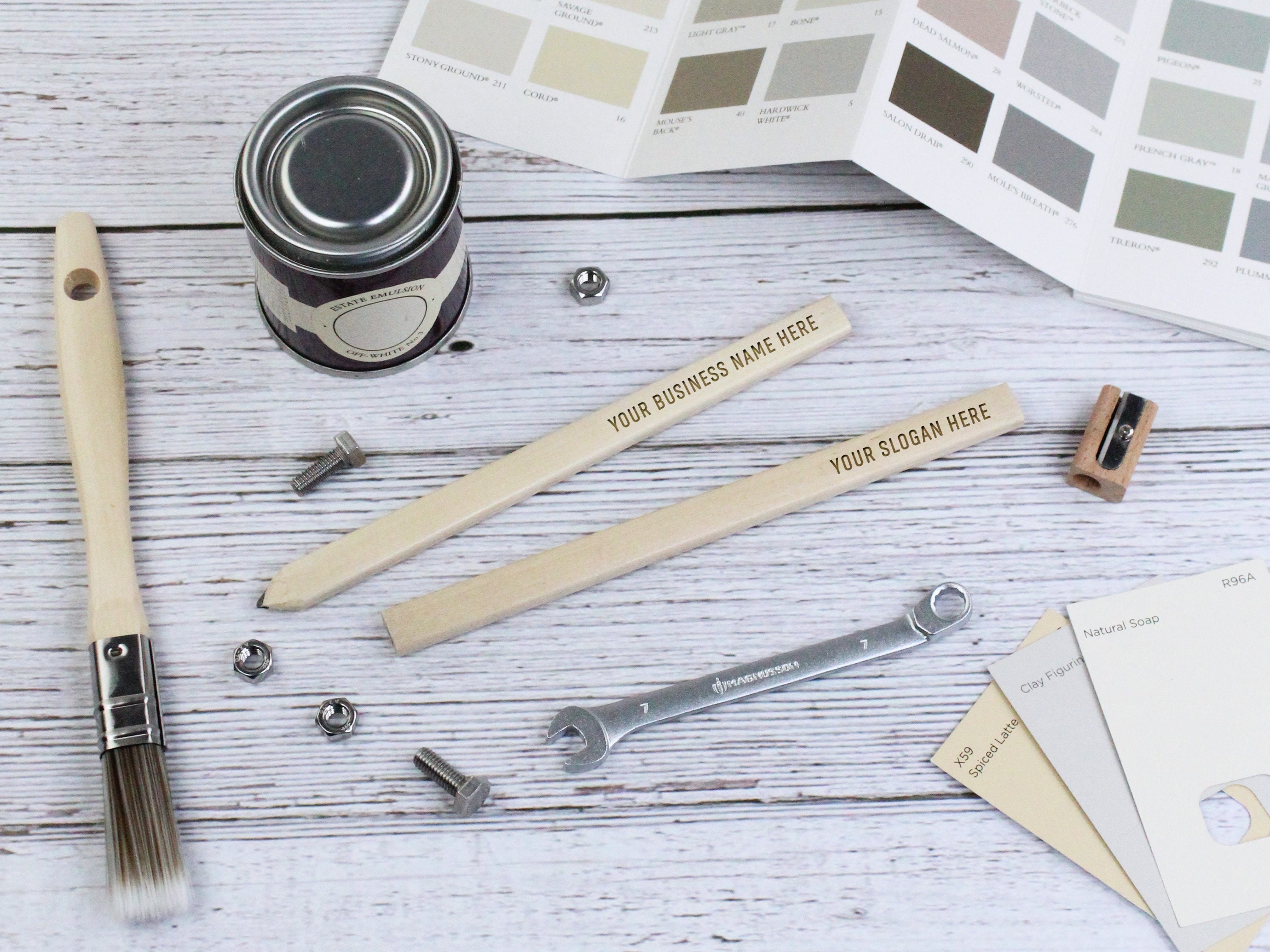 Carpenter Pencils With Business Name, Joiner, Tradesman Gift, Bulk Buy ...