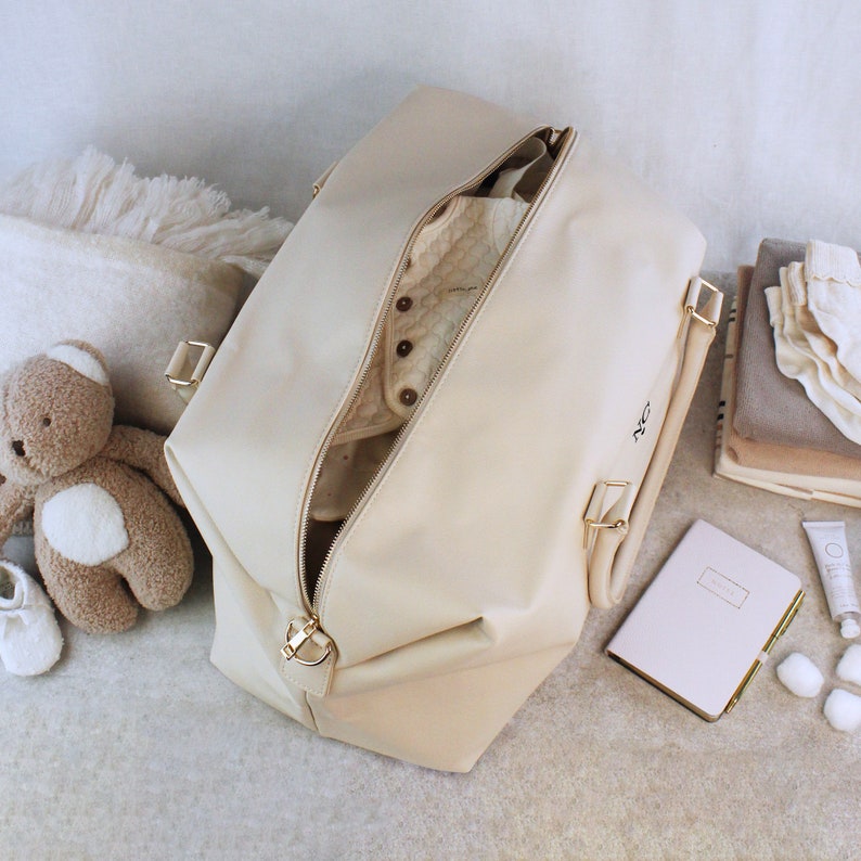 Personalised Maternity Bag, Monogram Hospital Bag, Baby Changing Nappy ...