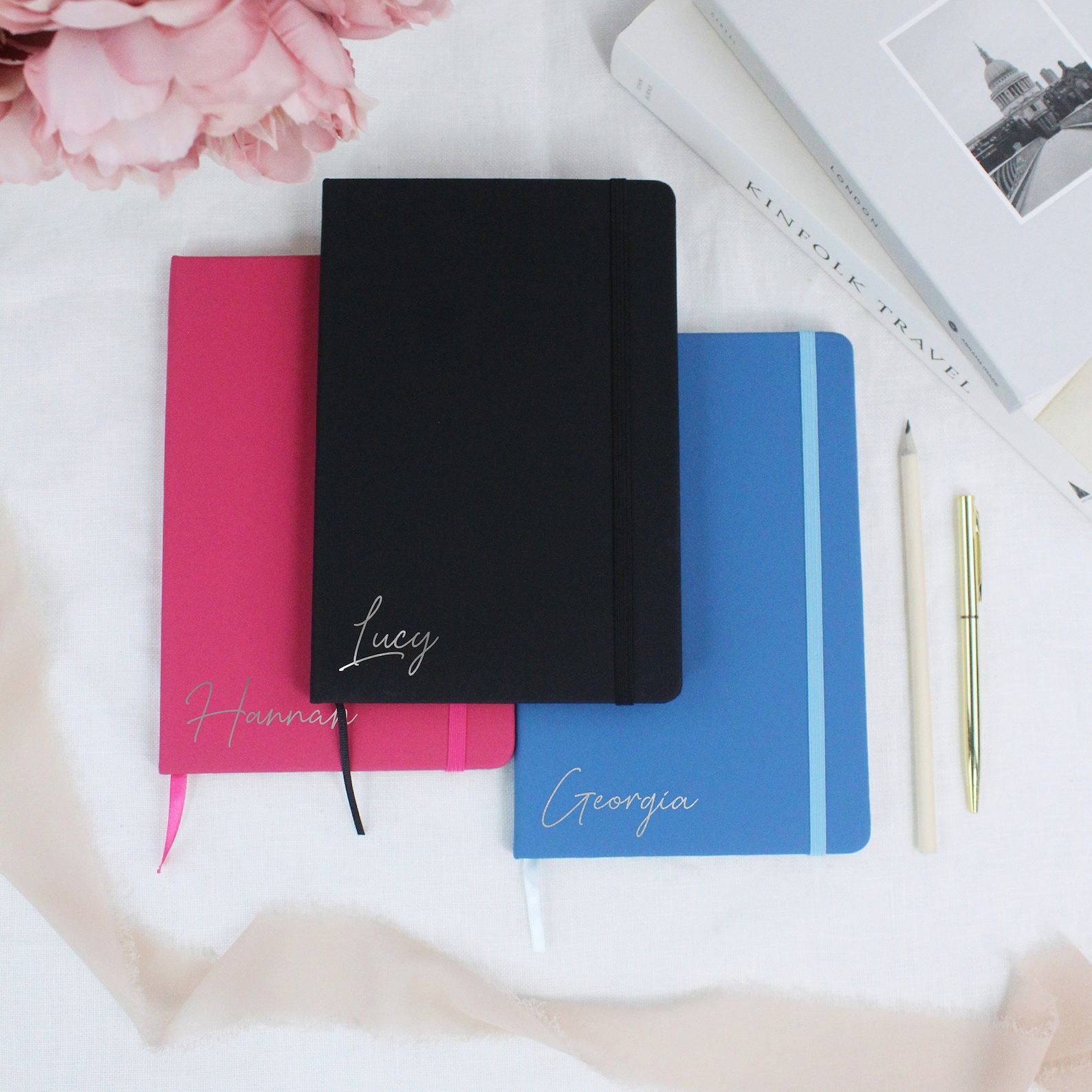 Personalised Hardback Notebook, A6 A5 A4 Lined Notepad, New Job ...