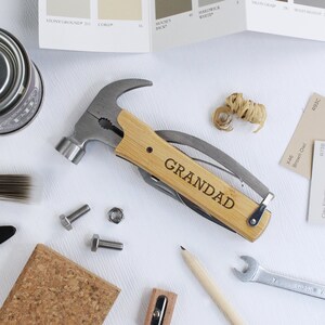 Personalised Hammer Multitool for Dad Grandad Father's Day Gift Daddy ...