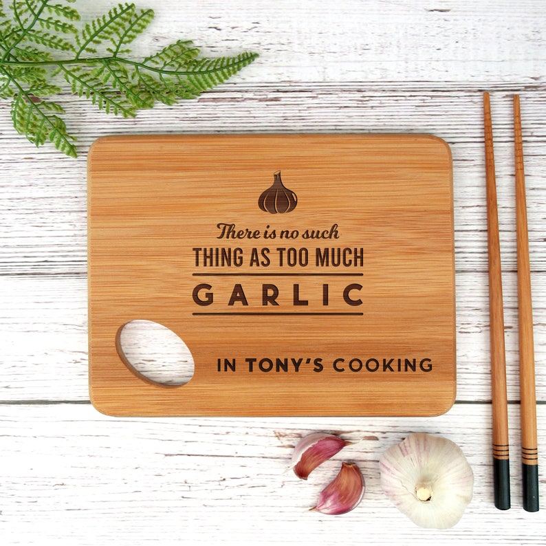 Garlic Lover Gift, There is No Such Thing as Too Much Garlic, Small ...