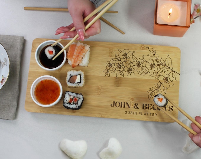 Sushi Lover Gift Set | 6-pieces Sushi Serving Set | Made in Japan | Giftbox Included - Etsy
