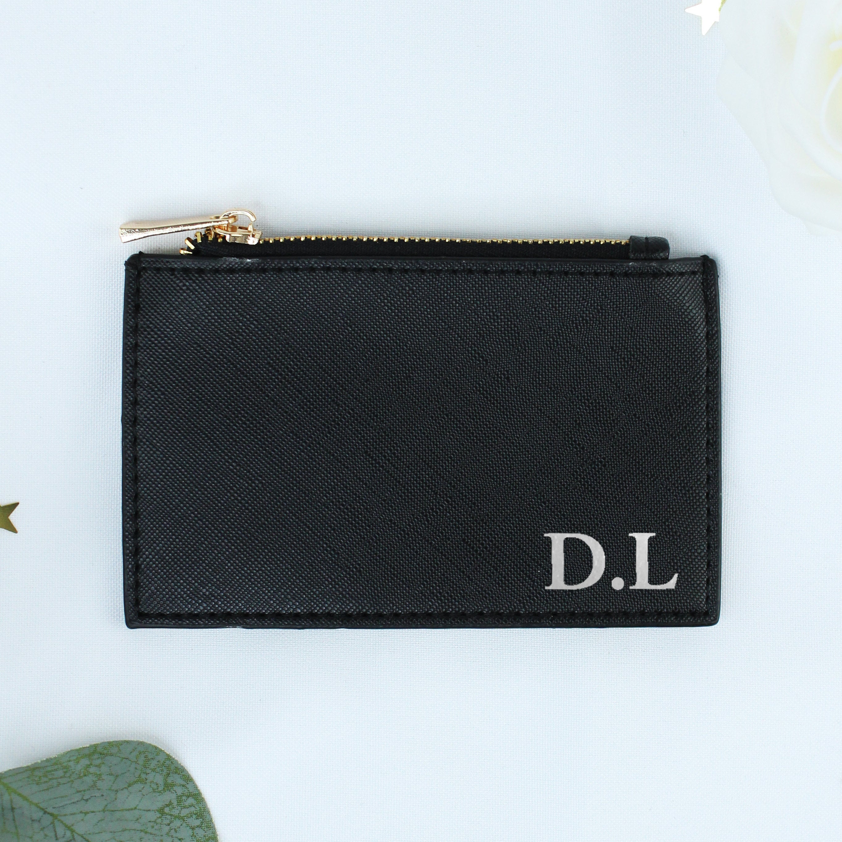 Small Handbag Purse & Card Holder Personalised With Initials - Etsy UK