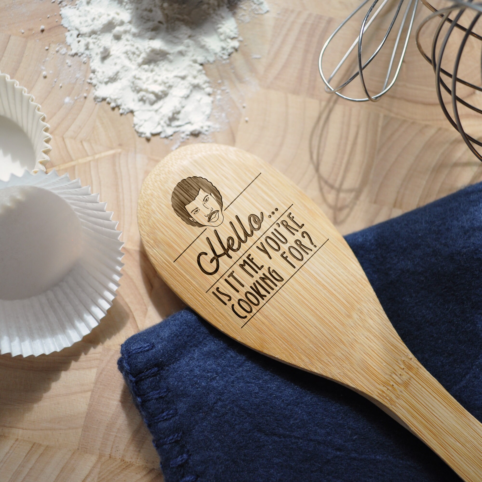 Engraved Hello Is It Me You're Cooking For | Etsy