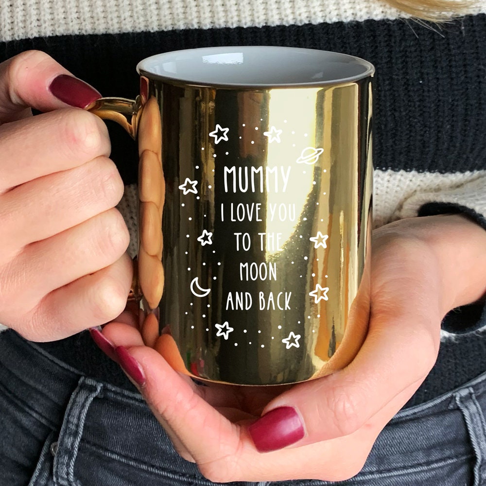 Mother's Day Gift Mum Mummy I Love You to the Moon and - Etsy UK