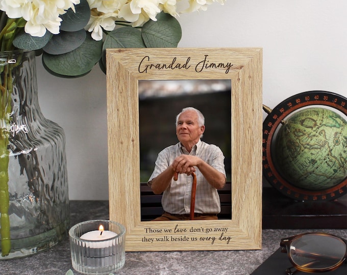 Loss of Father Gift, Sympathy Gift, Memorial Frame, Father Remembrance ...