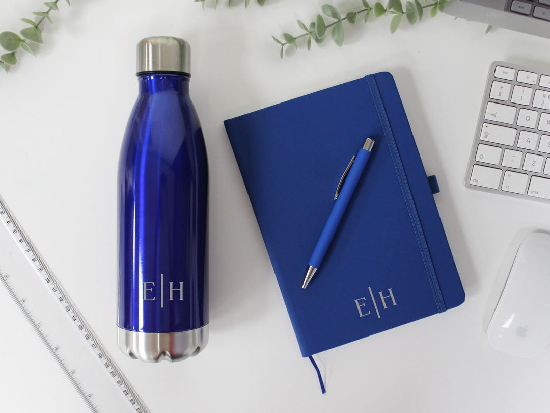 New Employee Gift, A5 Notebook With Pen & Bottle Set Option ...