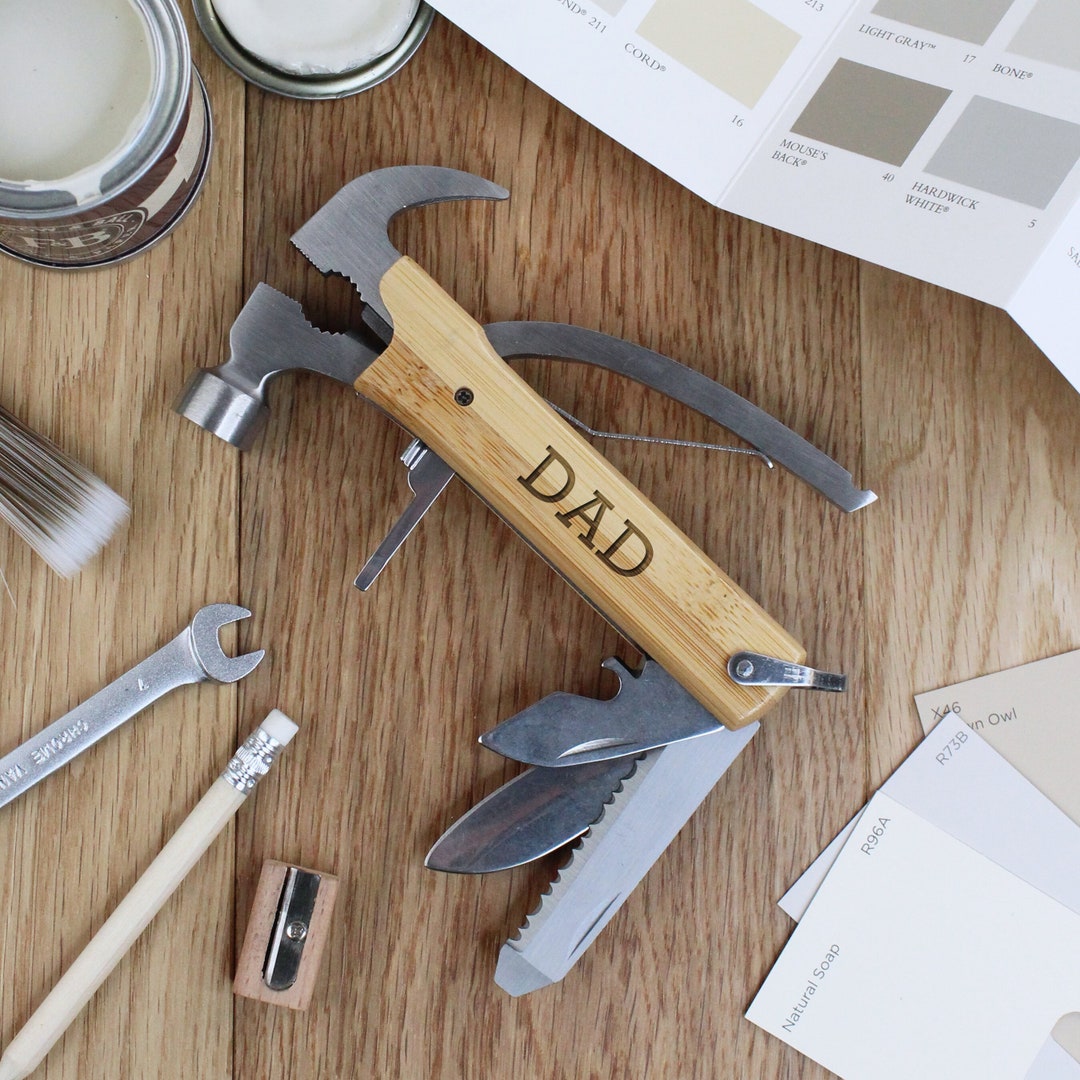 Personalised Hammer Multitool for Dad Grandad Father's Day Gift Daddy ...
