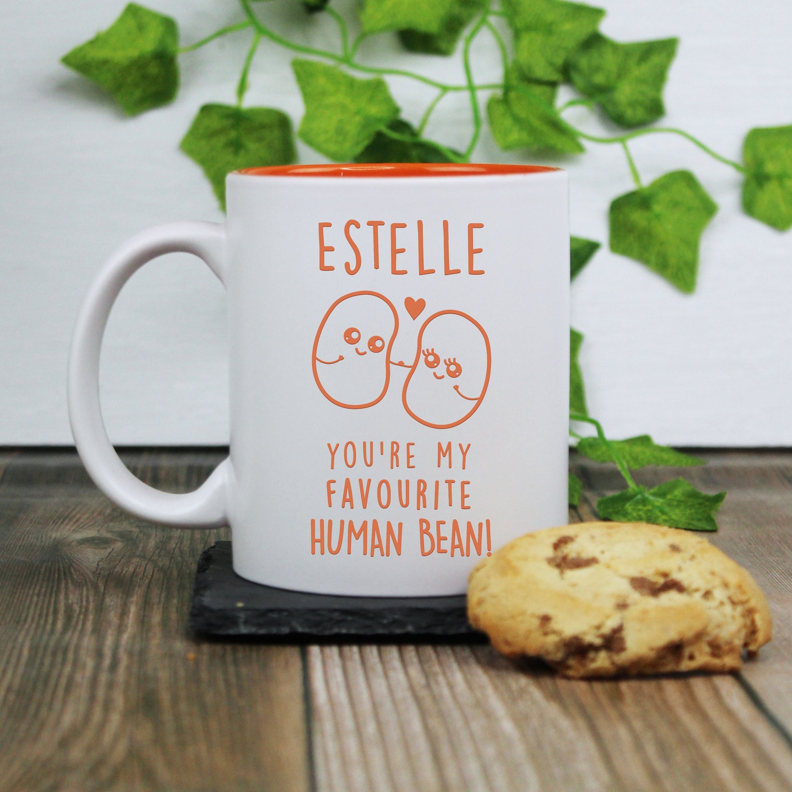 You're My Favourite Human Bean Mug, Personalised Valentines Gift for ...