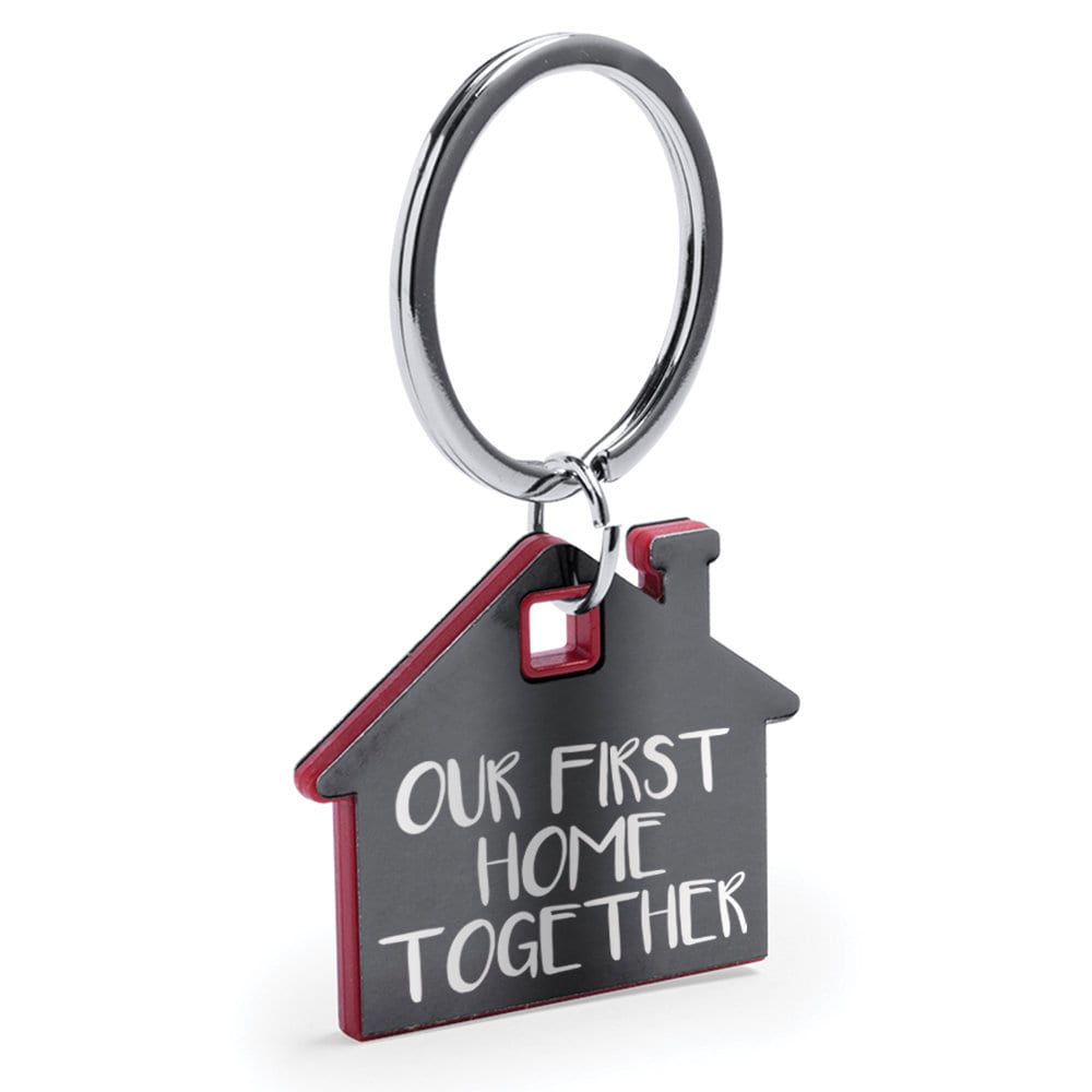 House Shaped Key Ring New Home Our First Home Together Metal - Etsy UK