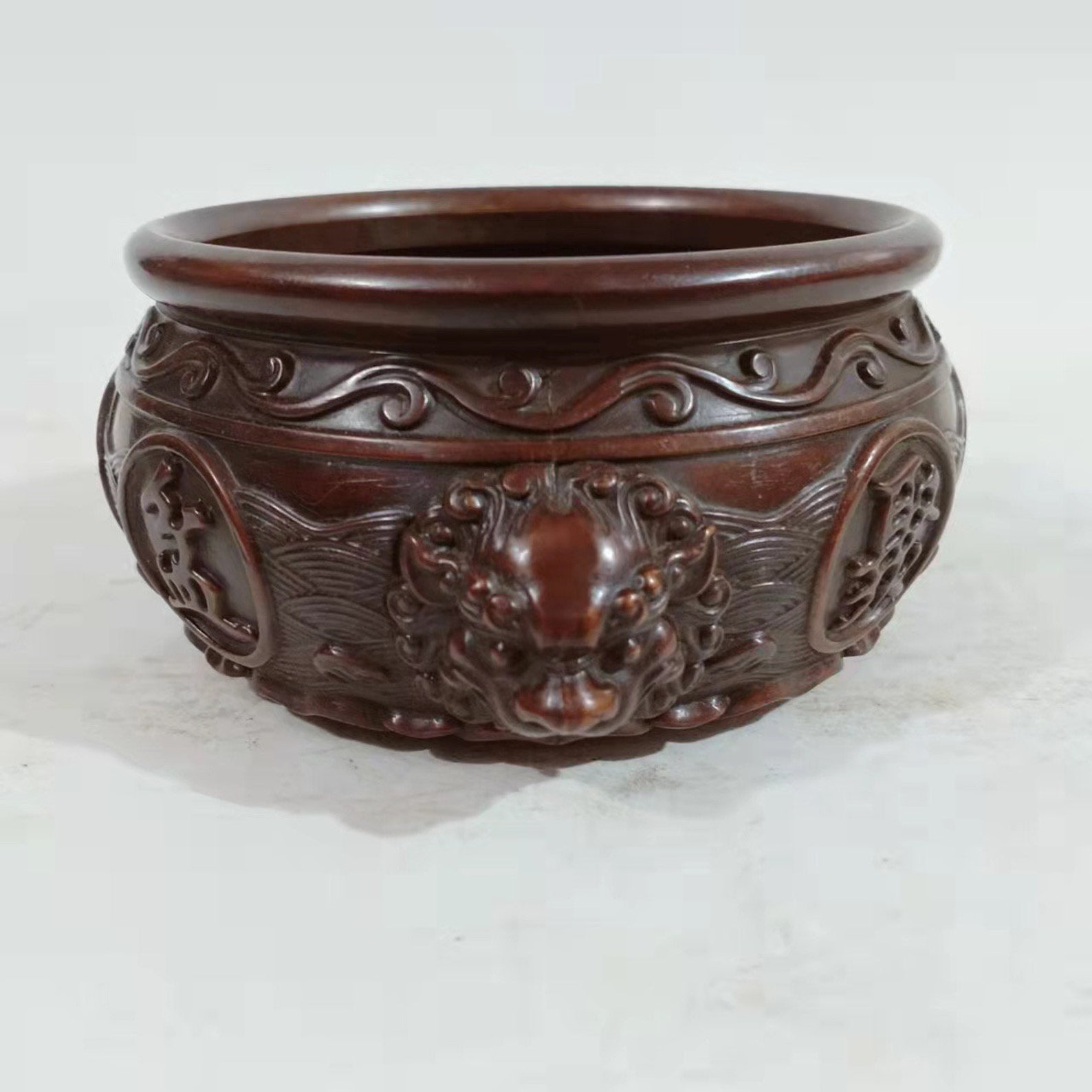 Chinese Antique Treasured Pure Copper Cornucopia | Etsy