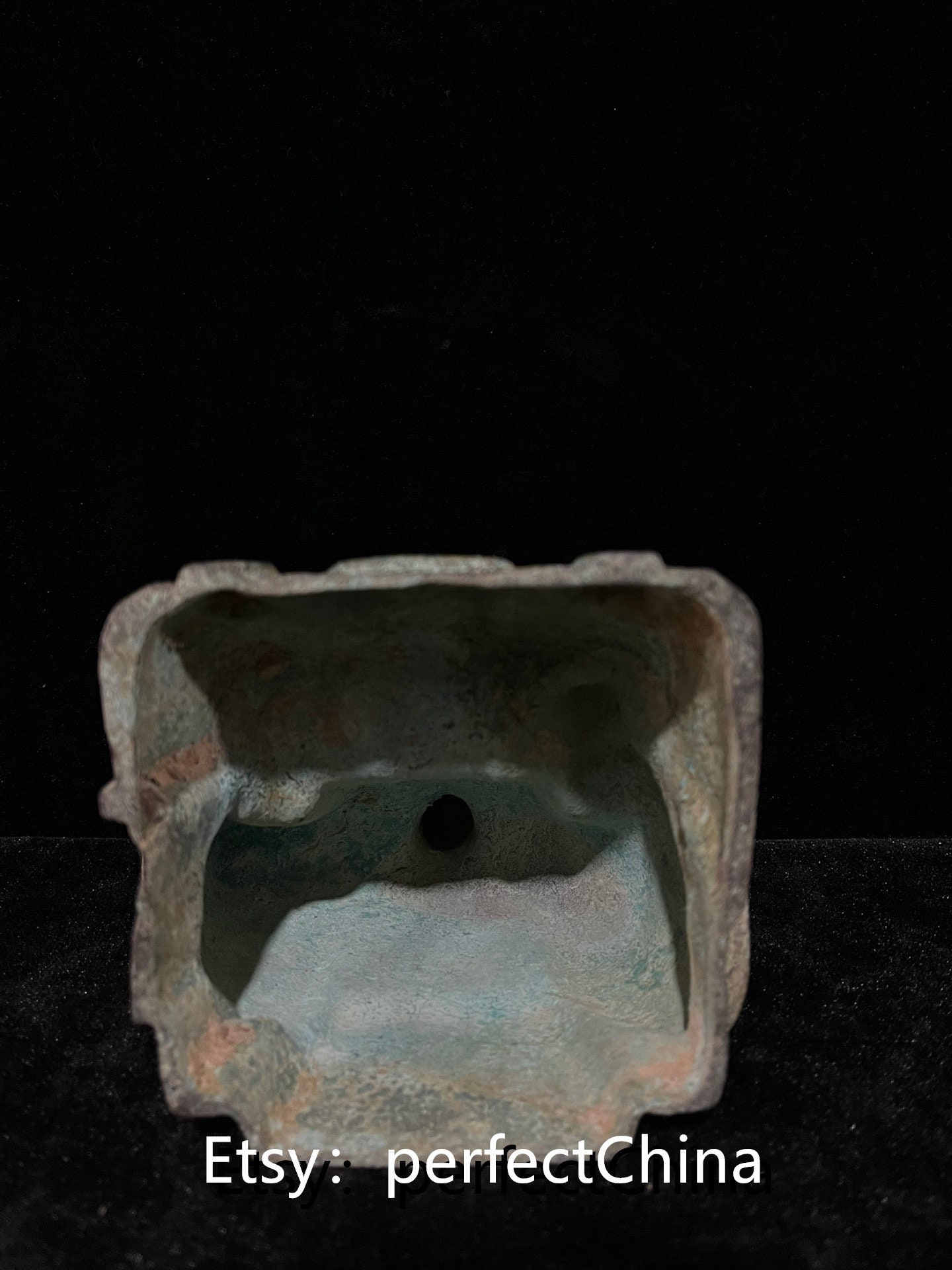 Chinese Antique Hand-carved Copper Red Spot Green Rust Qin - Etsy