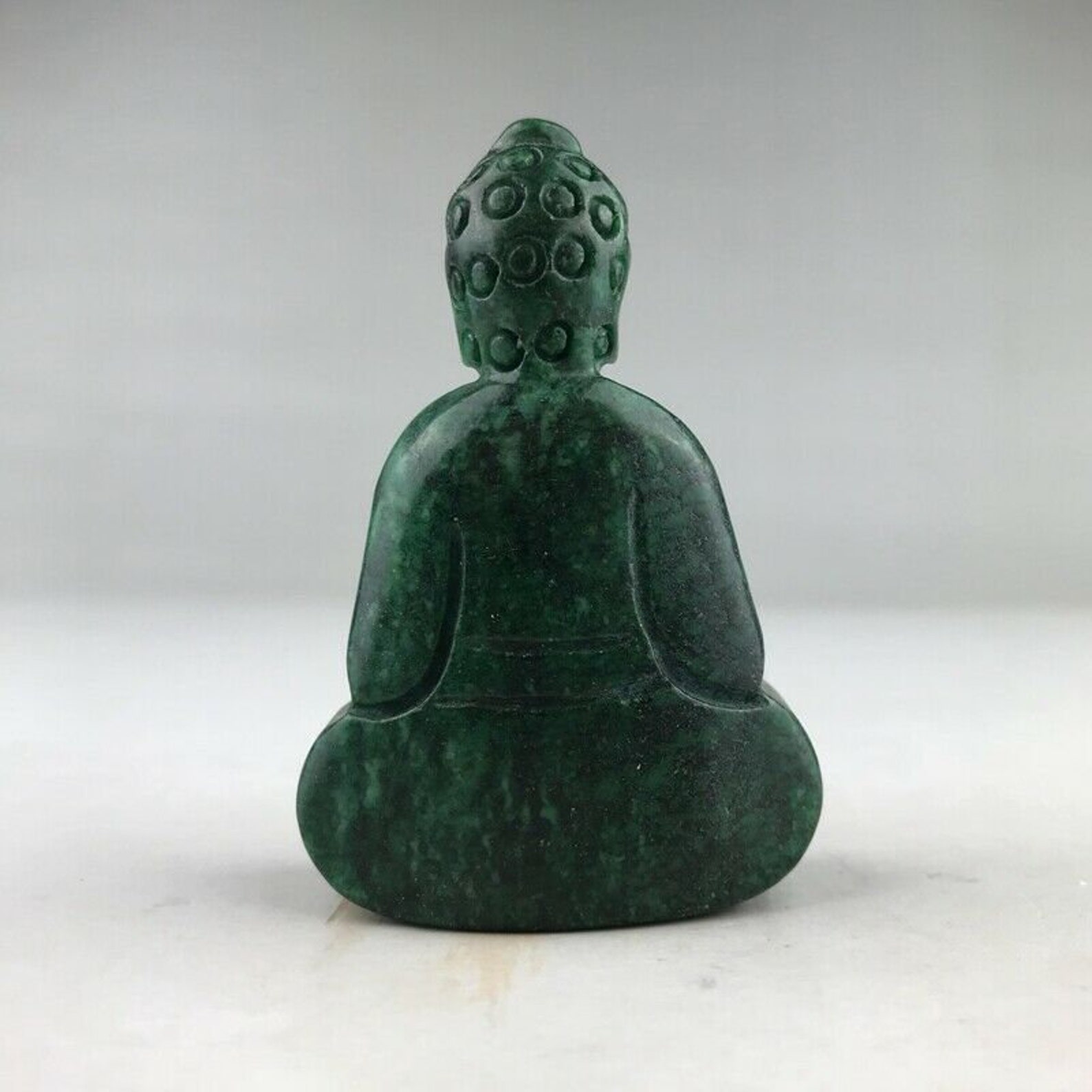 Natural Jade Grade A Hand-carved Buddha Statue - Etsy