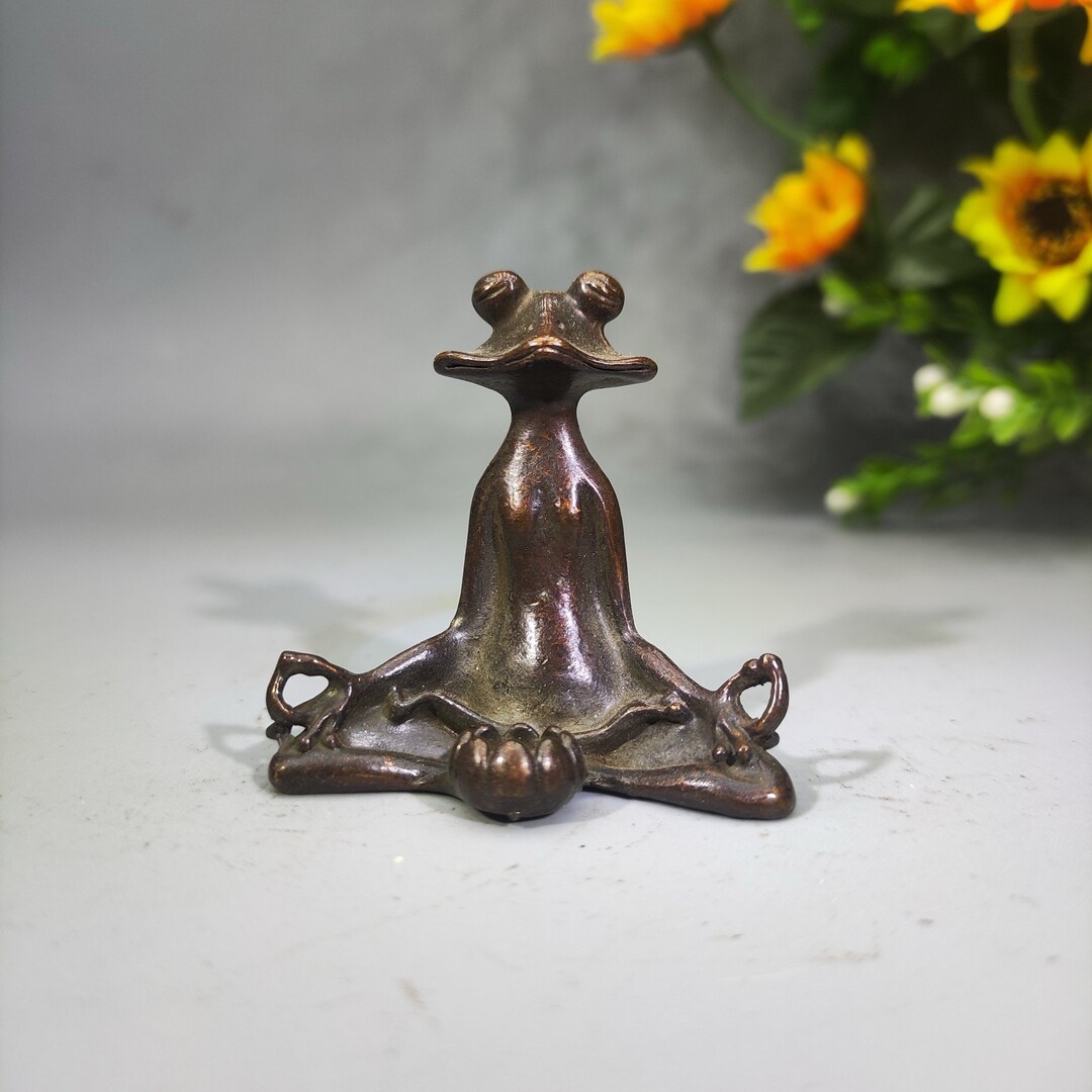 Exquisite and Rare Pure Copper Frog Incense Insert Made by Chinese ...