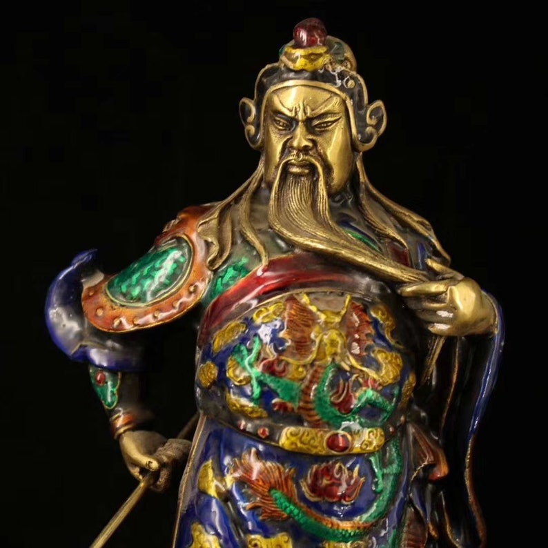 Guan Gong, a Chinese Collector of Ancient Pure Hand-made Cloisonne ...