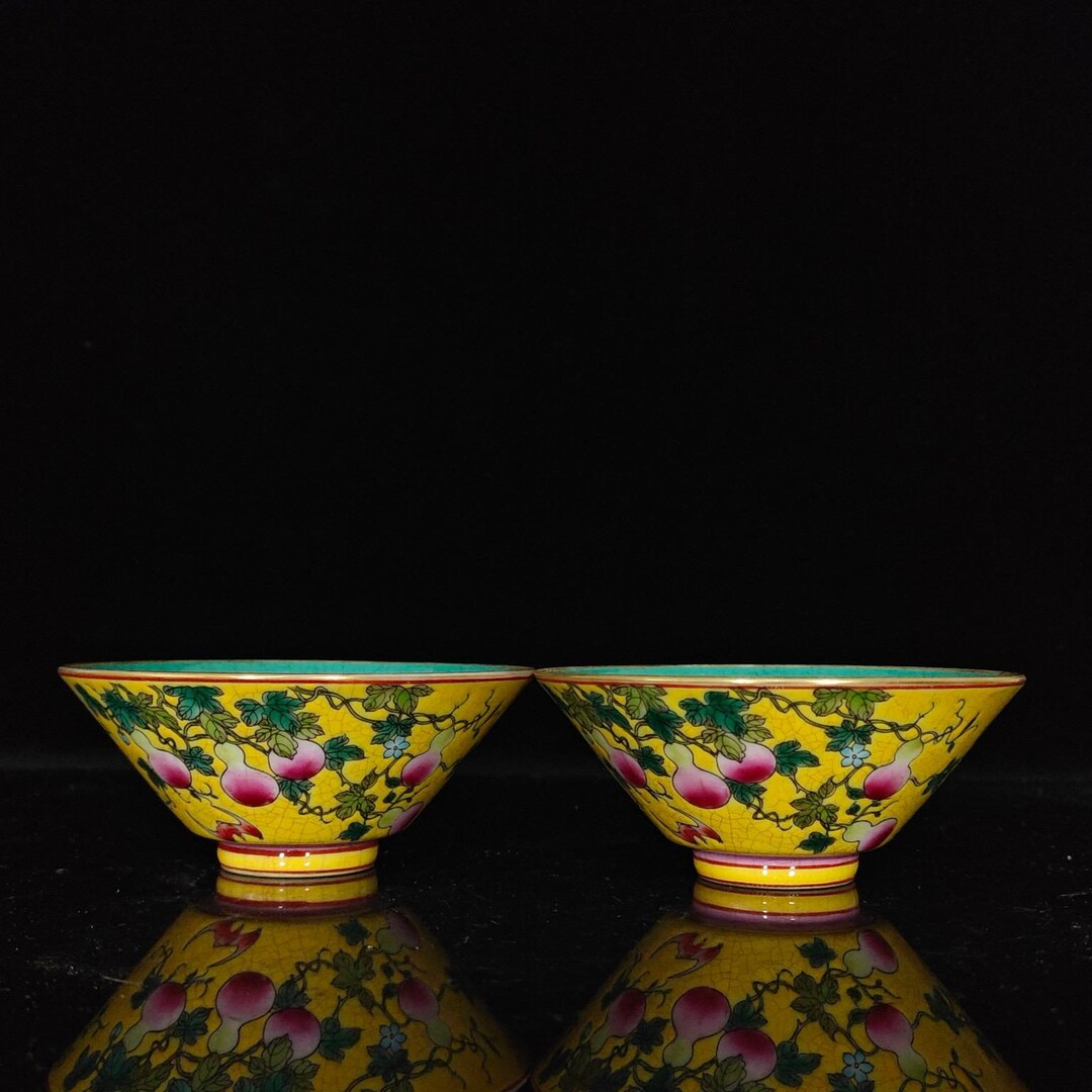 Chinese Antique Pure Hand-painted Exquisite Rare Enamel Color Cracked ...