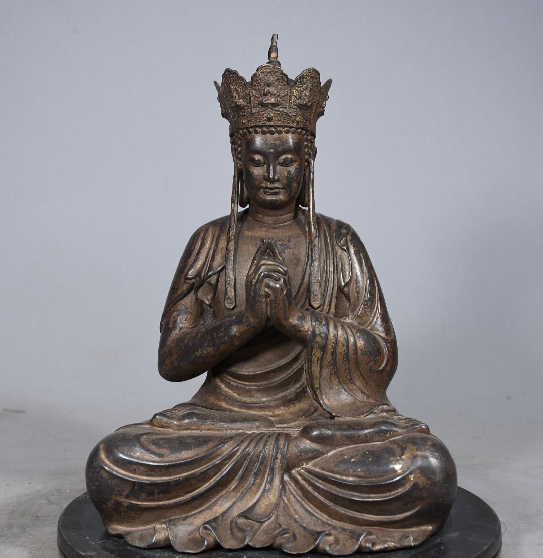 Chinese Antique Pure Hand-made Exquisite Rare Pure Copper Rubbing Gold ...