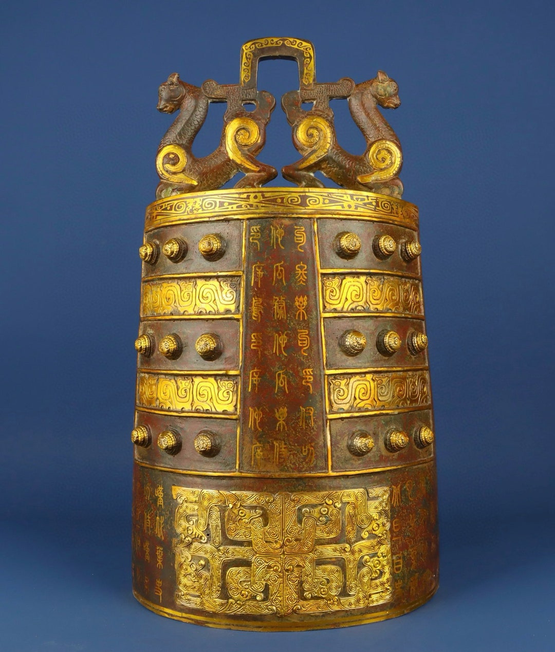Chinese Antique Hand-made Exquisite and Rare Bronze Inscriptions and ...