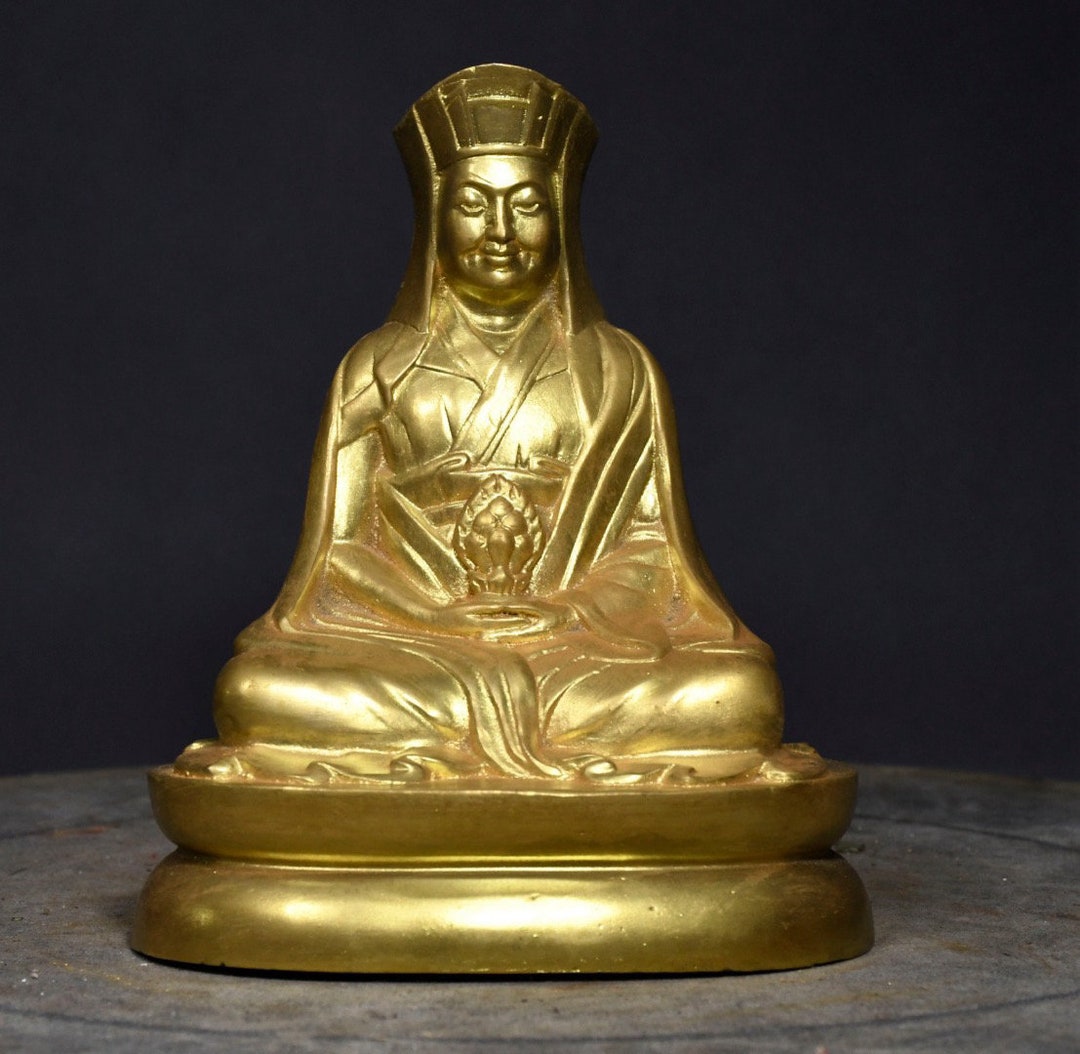Exquisite and Rare Bronze Ornaments of Master Marpa Buddha Made ...