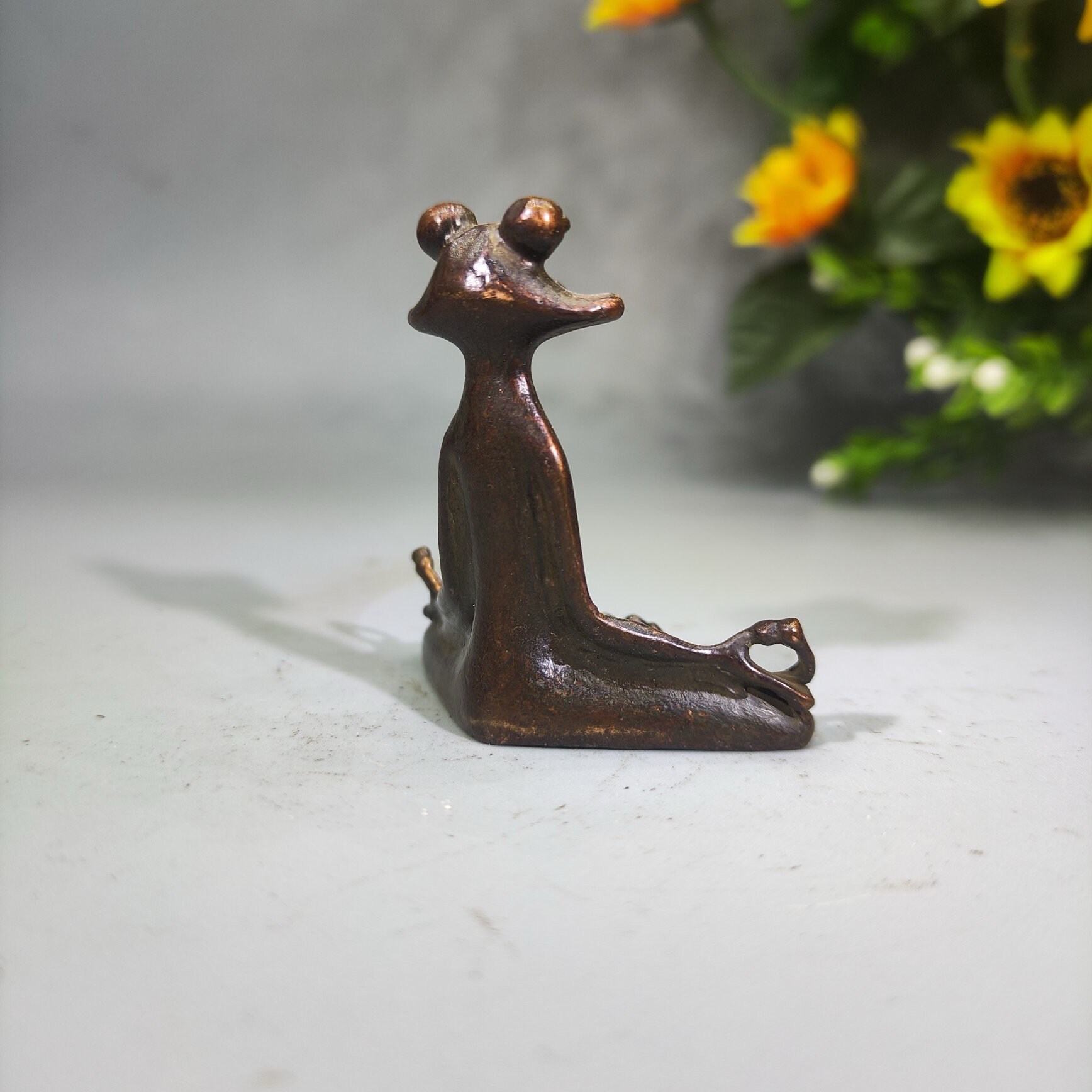Exquisite and Rare Pure Copper Frog Incense Insert Made by Chinese ...