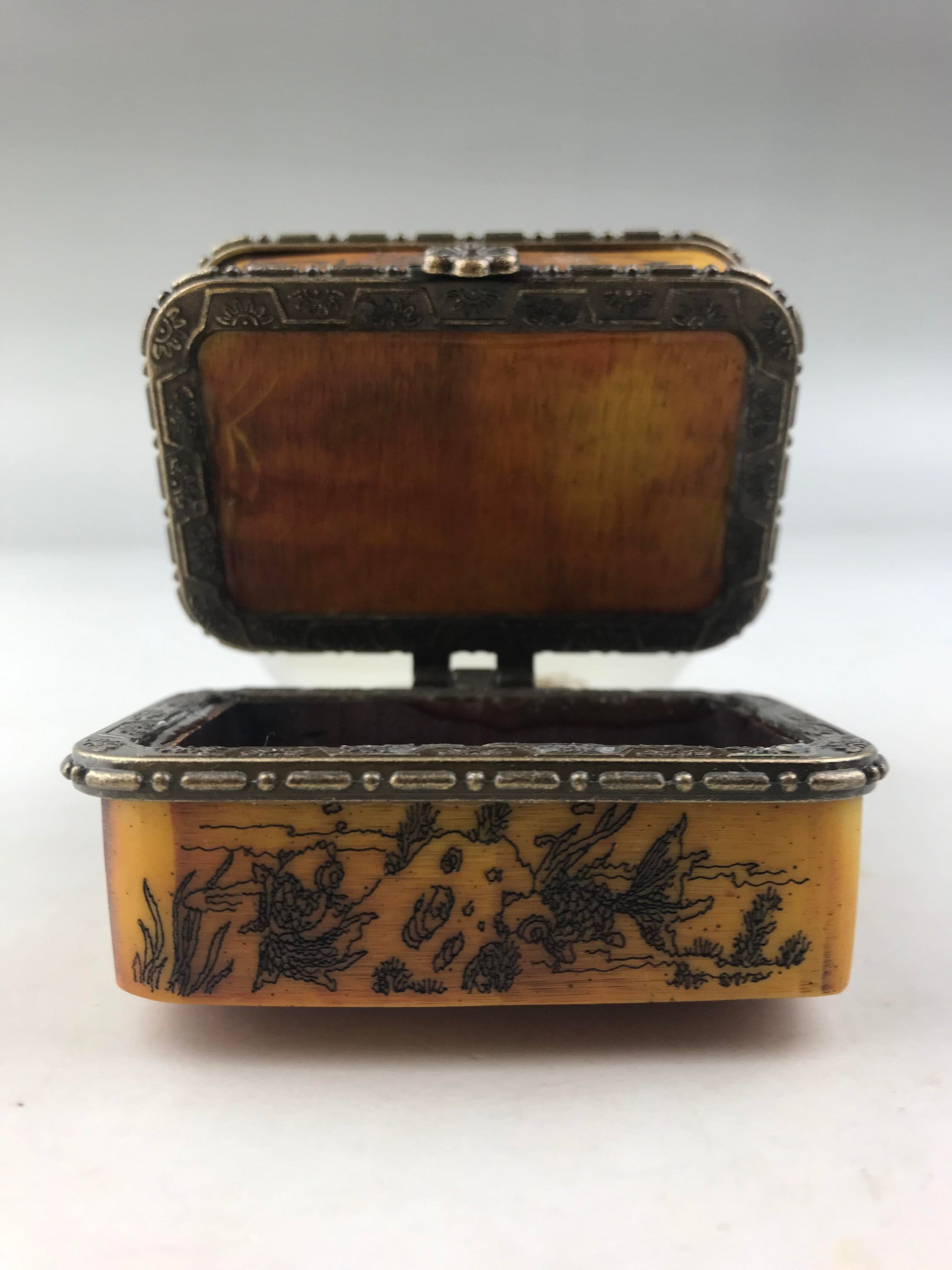 Chinese Collection Jade Jewelry Box Hand-painted - Etsy