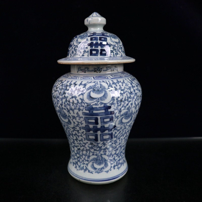 Antique ginger jar lamps - Etsy Polska