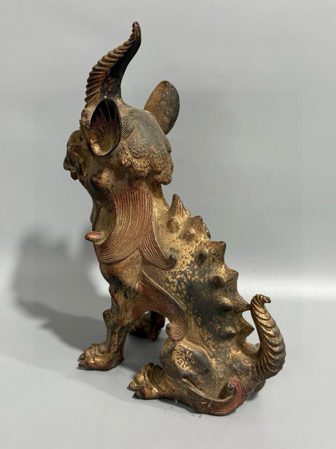 Exquisite and Rare Pure Copper Unicorn Statue Ornament Handmade From ...
