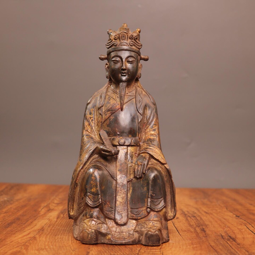 Chinese Antique Pure Hand-made Exquisite Rare Pure Copper Cinnabar ...