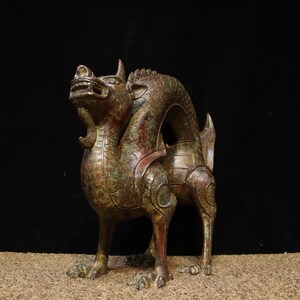 Beautiful and Rare Bronze Dragon Statue Ornament Made by Chinese ...