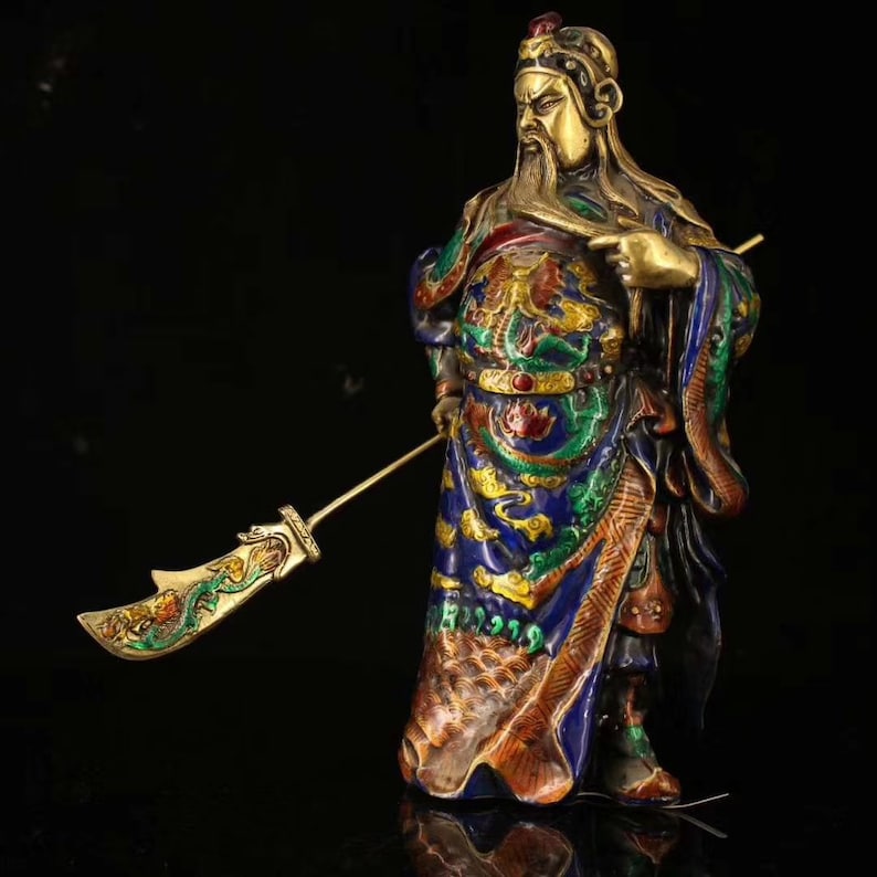 Guan Gong a Chinese collector of ancient pure hand-made | Etsy