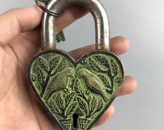Heart Shaped Lock - Etsy