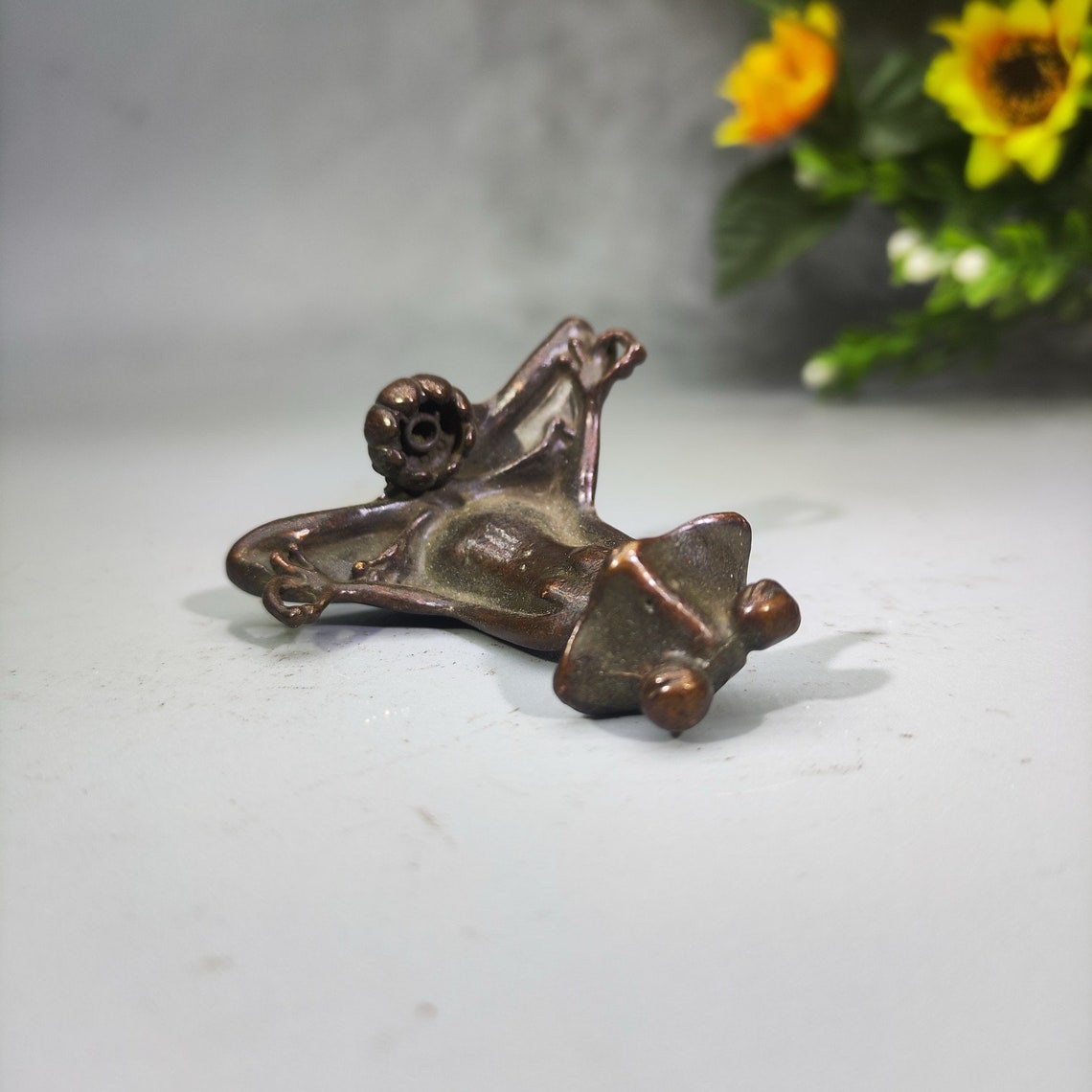 Exquisite and Rare Pure Copper Frog Incense Insert Made by Chinese ...