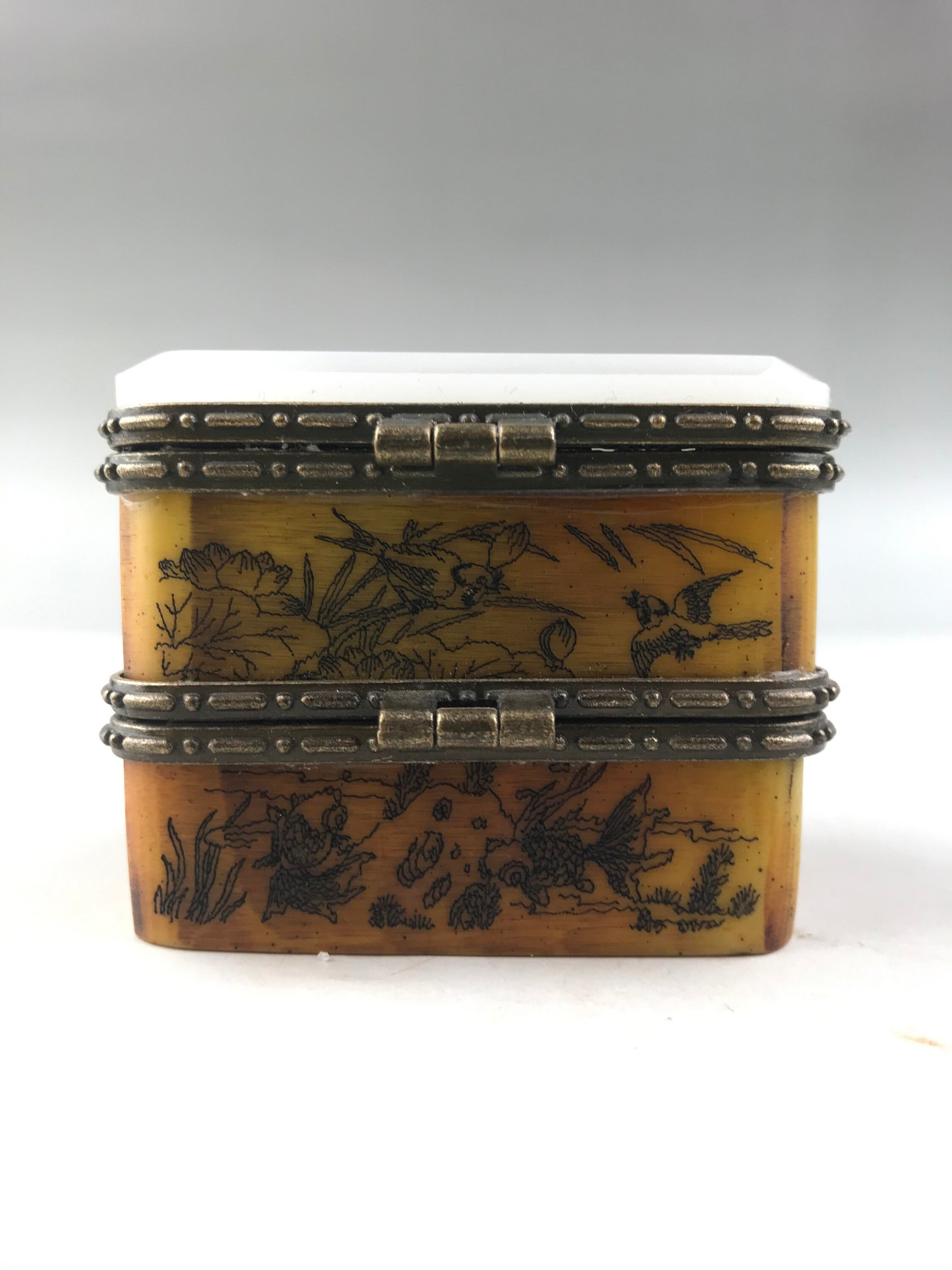 Chinese Collection Jade Jewelry Box Hand-painted - Etsy
