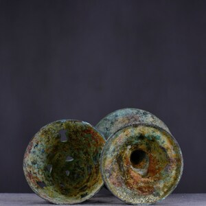 Chinese Antique Pure Handmade Exquisite Rare Bronze Boshan Furnace ...