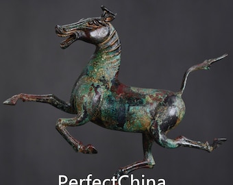 Chinese Flying Horse Bronze - Etsy