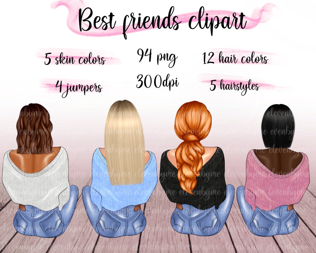 Best Friends Clipart | Build Your Own Charatcters | Autumn Fall ...