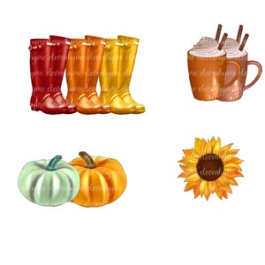 Autumn Girl Clipart | Best Friends Fall Clipart | Pumpkin Spice Edition ...