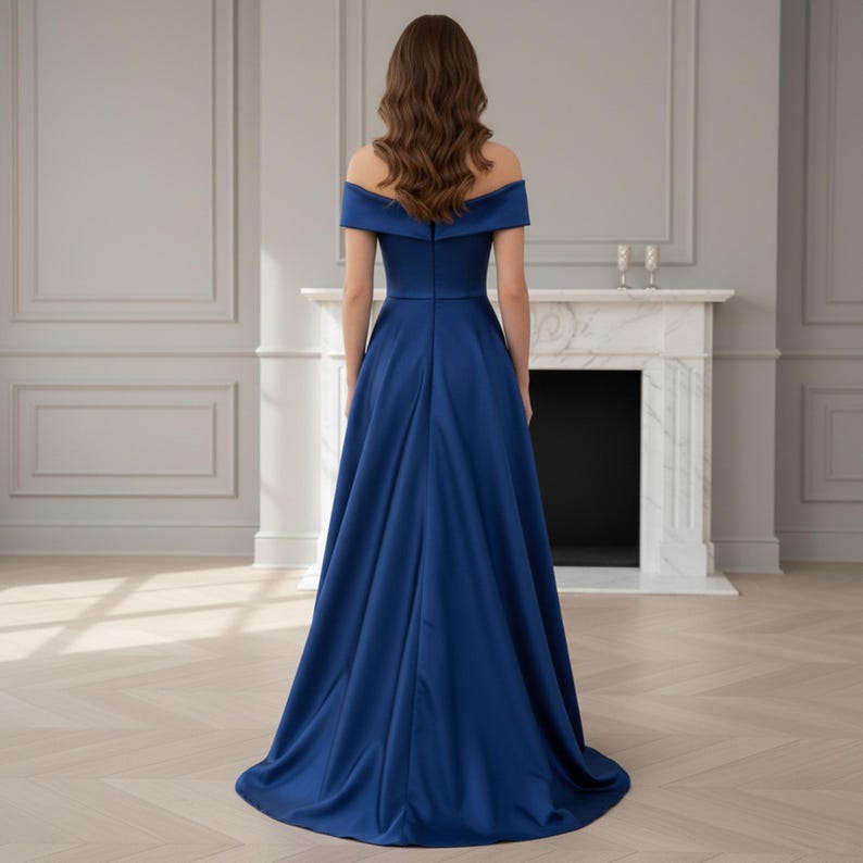 Fantasy Blue Tube Prom Dress,fairy Dress,wedding Dress,maxi Dress ...