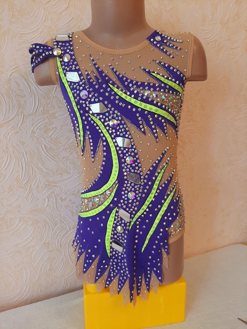 RG leotard/ Custom Made Girls Rhythmic Gymnastics Leotard - Etsy