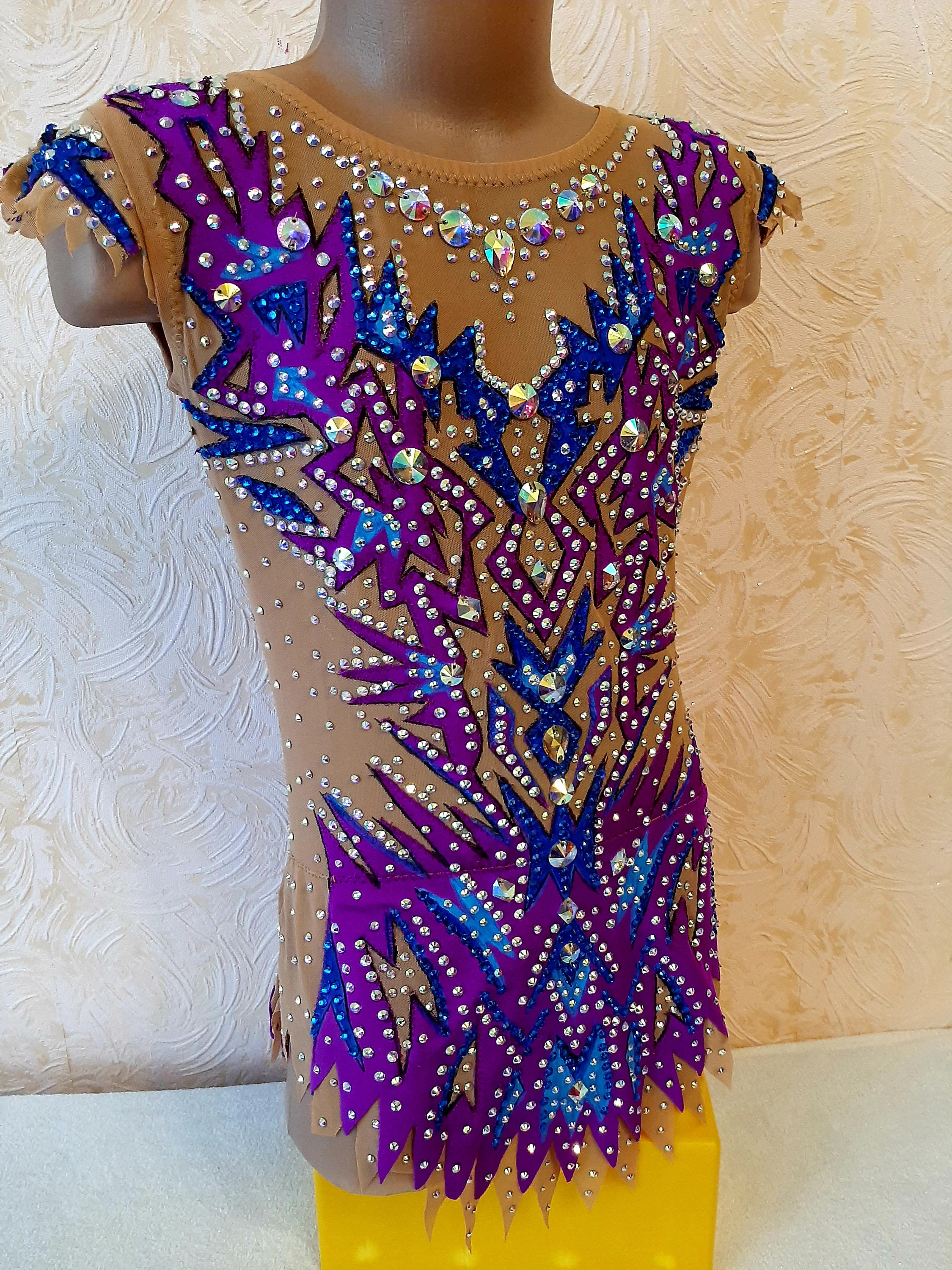 RG leotard/ Custom Made Girls Rhythmic Gymnastics Leotard | Etsy