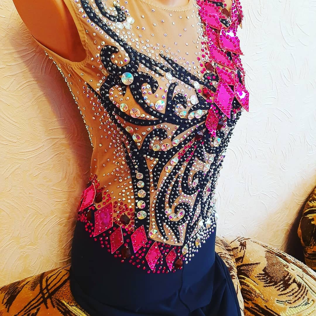 Custom Made Girls Rhythmic Gymnastic Leotard Jumpsuit or - Etsy