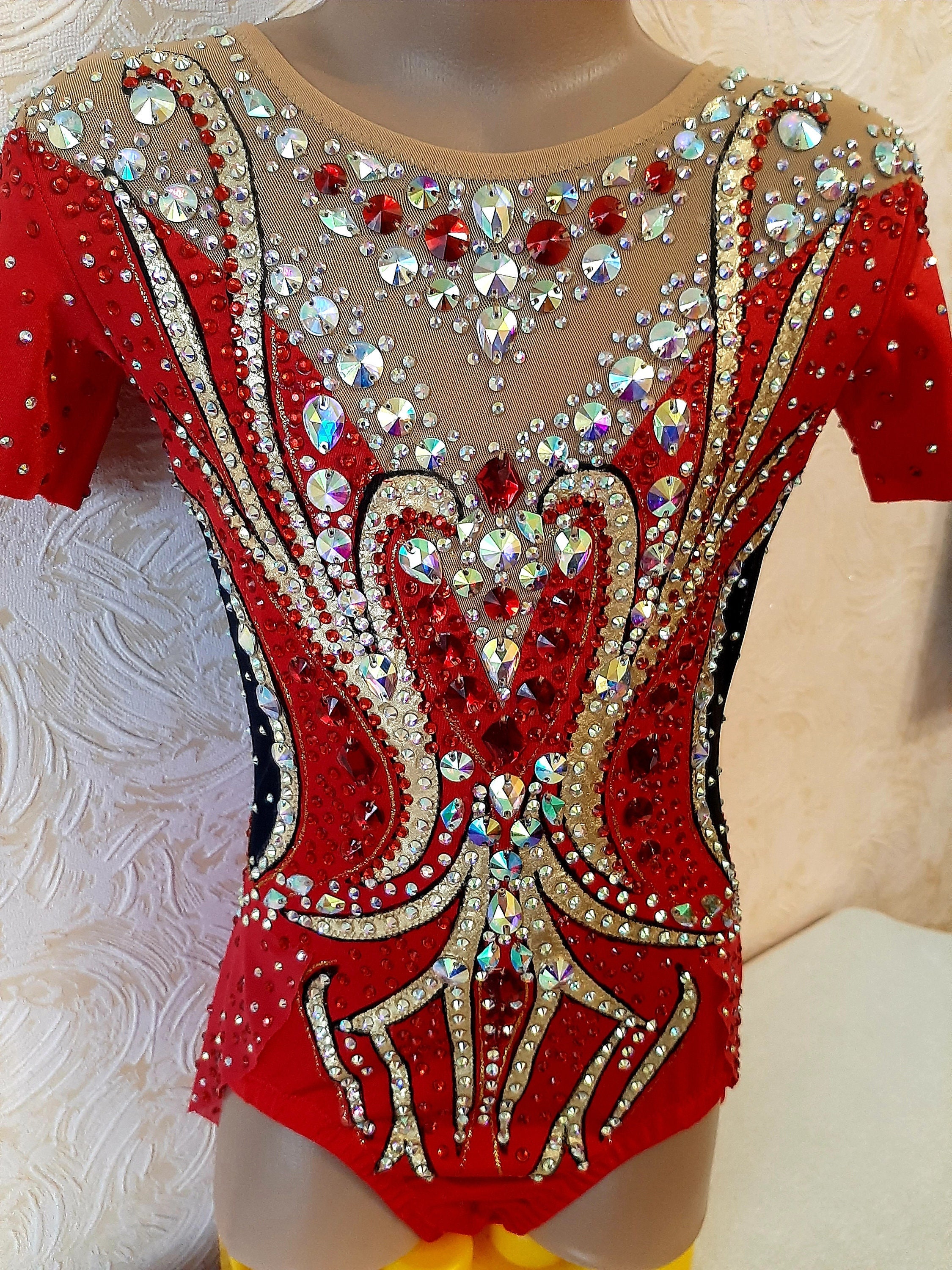 RG Leotard/ Custom Made Girls Rhythmic Gymnastics Leotard - Etsy