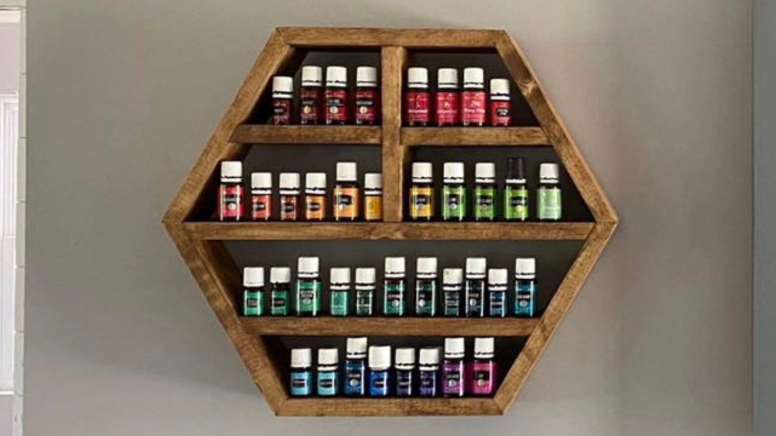Essential Oil Storage Essential Oil Shelf Shot Glass Display | Etsy