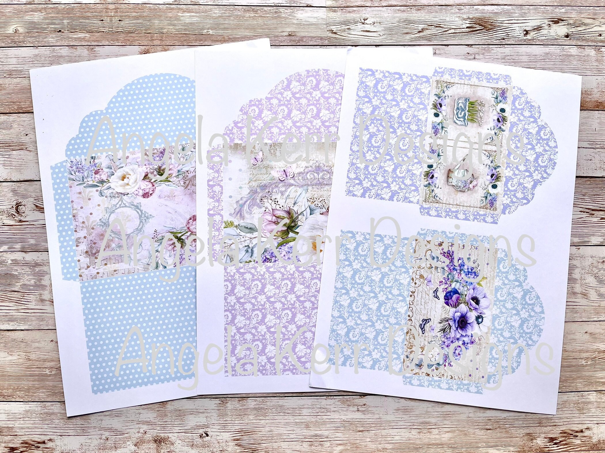 DIGITAL KIT - Lilac Lovelies Add-on — Angela Kerr Designs